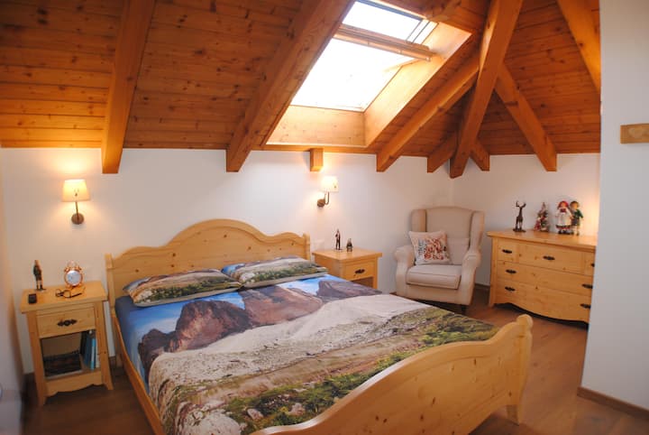 Beautiful Apartment On Two Levels In Cavalese - Cavalese