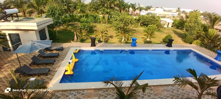 Villa Meublée Avec Jardin Et Piscine à Louer - 코토누