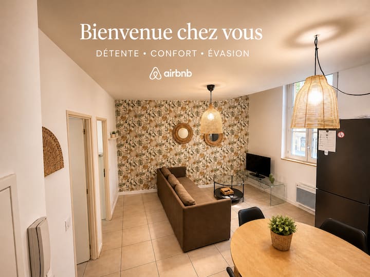 T3 Lumineux – Hyper Centre Piéton - Istres