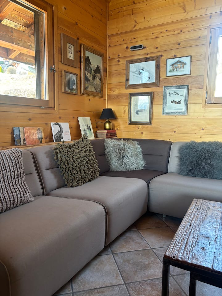 Vasudeva, Confortable Chalet, Sauna, Vue Mt Blanc - Combloux