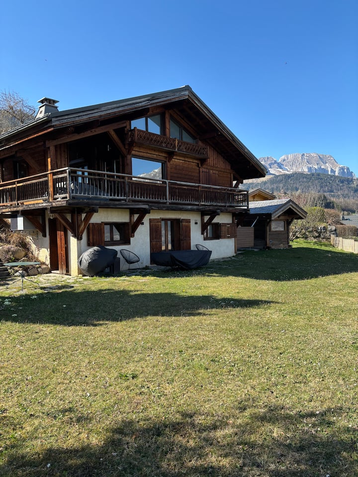Vasudeva, Confortable Chalet, Sauna, Vue Mt Blanc - Cordon