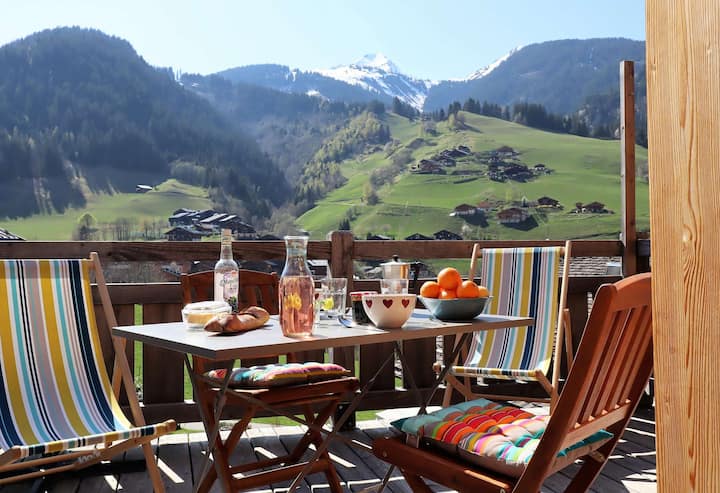 Chalet Récent Au Calme Pour 8 Personnes Exposé Sud - Areches Beaufort
