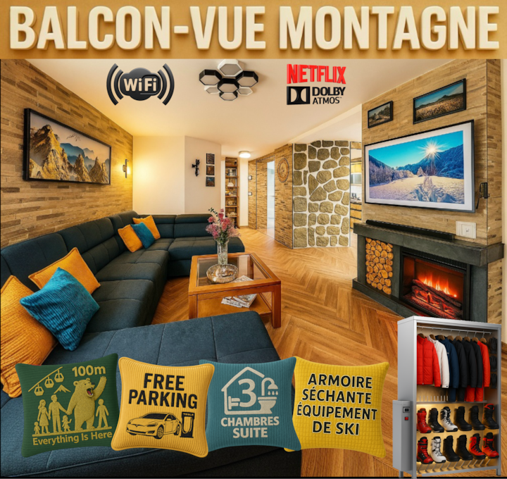 T4 Premium, Confort & Vue Au Cœur De Font-romeu - Font-Romeu-Odeillo-Via