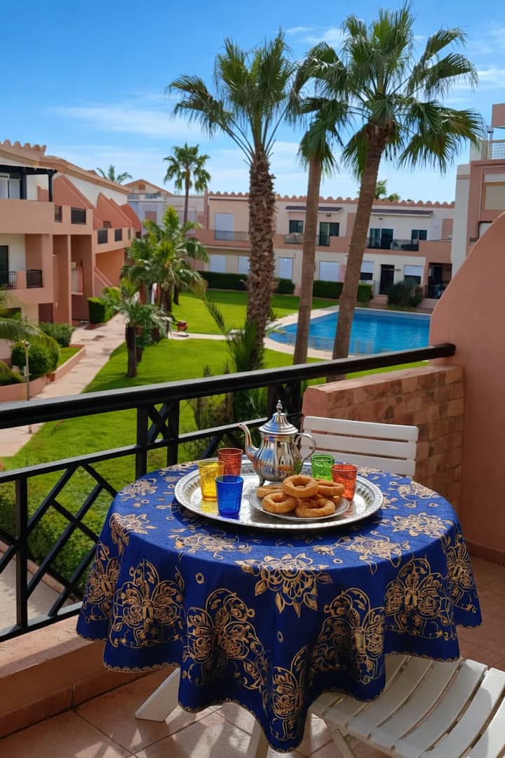 Calme, Confort, Piscine, Parking, Proche Plage - Morocco