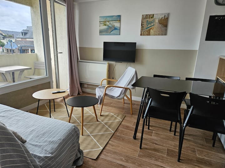 T2 Ploumanach Plage 100m+ Parking, 2 Balcons - Trégastel