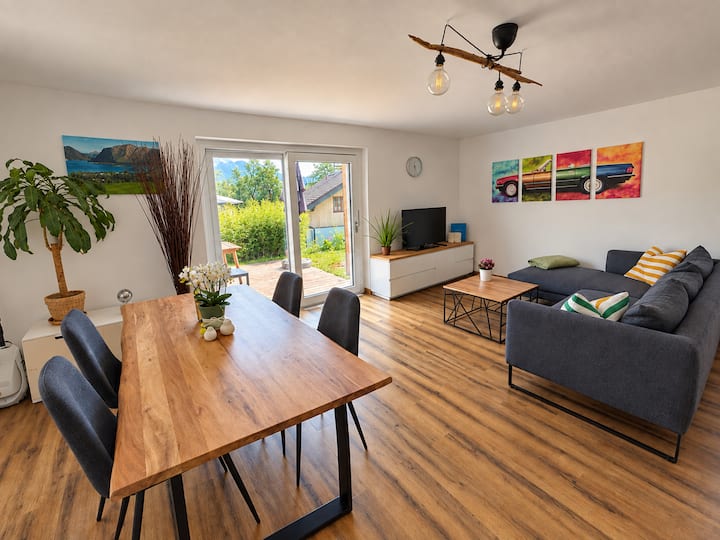 Wood Terrace Appartment With Mountain View - Mondsee