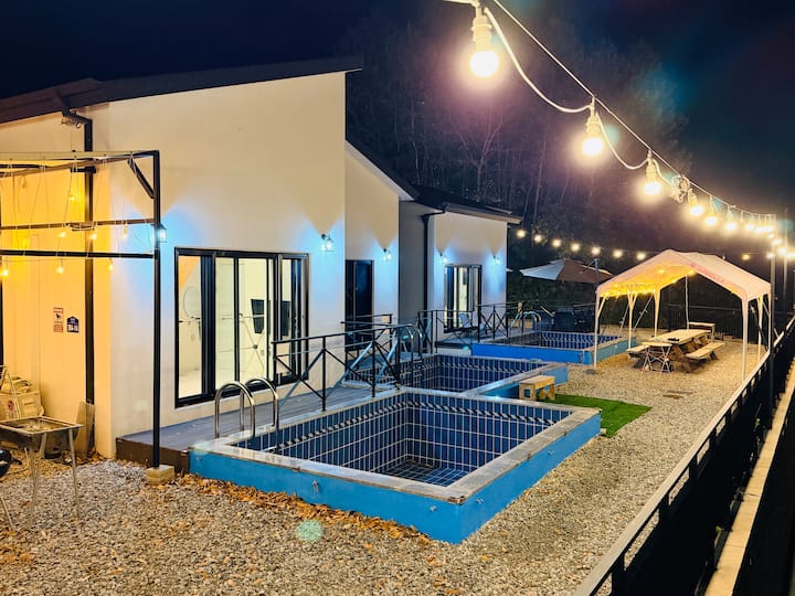 스타포레) 추암제와 쏟아지는 별이 보이는 편백숲 속 감성 풀빌라 - Gwangju