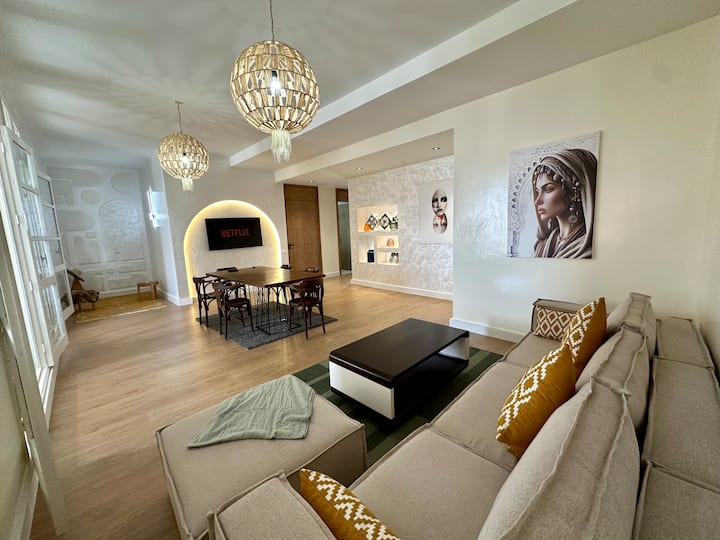 Spacious Modern Apartment, Billiard, Fiber, Agdal - Rabat