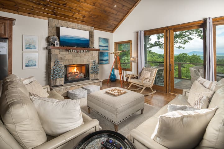 3br Upscale Mtn Home, Vistas De Largo Alcance, Bañera De Hidromasaje, King Master Suite, Vecindario Tranquilo - Boone, NC
