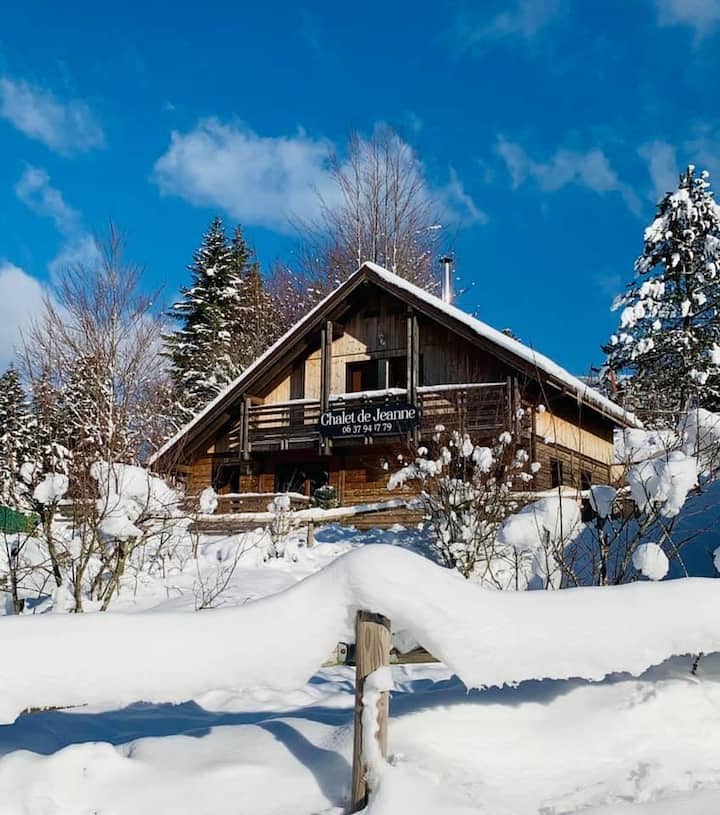 Le Chalet De Jeanne Avec Jaccuzzi Et Sauna - La Bresse