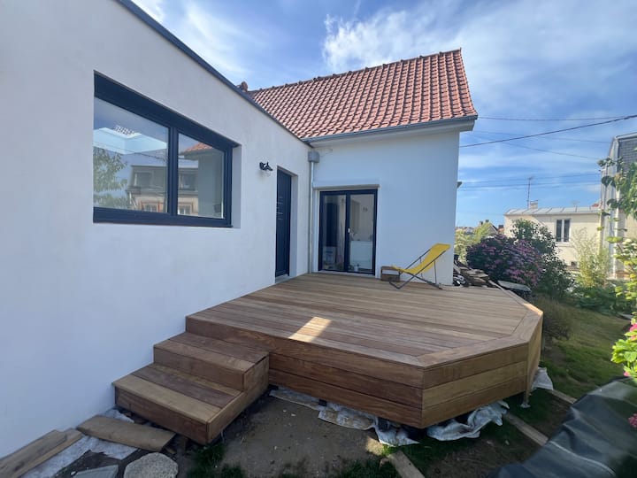 Maison Familiale Avec Jardin Prox Plage & Commerce - Wimereux