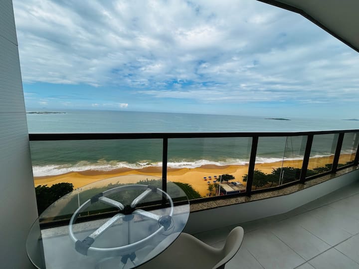 Apt Completo De Frente P/ Mar Com Vista Incrível! - Vila Velha