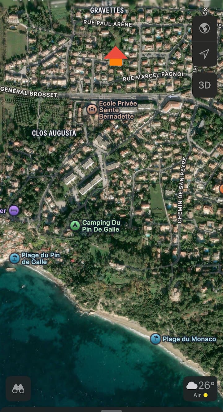 Studio 4 Pers Plage à 10min à Pied - Le Pradet