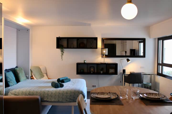 Appartement Moderne Bercy | Arena & Gare Lyon - Bercy Village