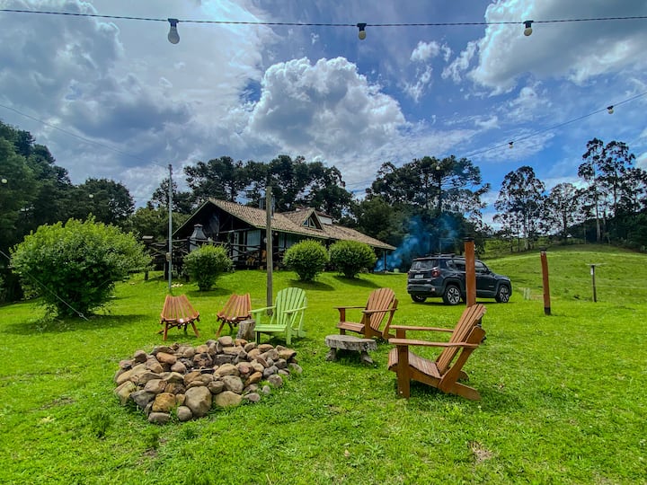 Urubici Cabana Fantástica Topo Montanha Wi-fi 4km - Urubici