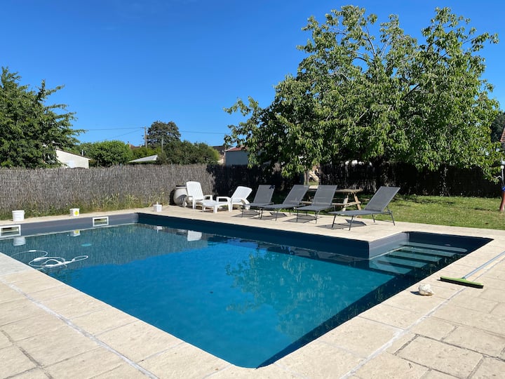 Bergerac-maison Avec Piscine Privée-centre à Pied - Bergerac