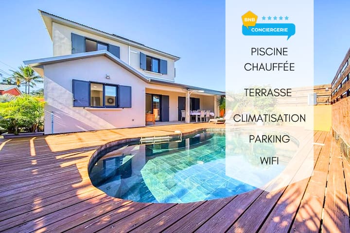Villa Castors 3* - Piscine Chauffée - Saint-Pierre