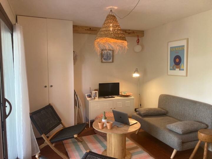 Charmant Pavillon Mitoyen Type 3 Coin Nuit 101por - Lacanau