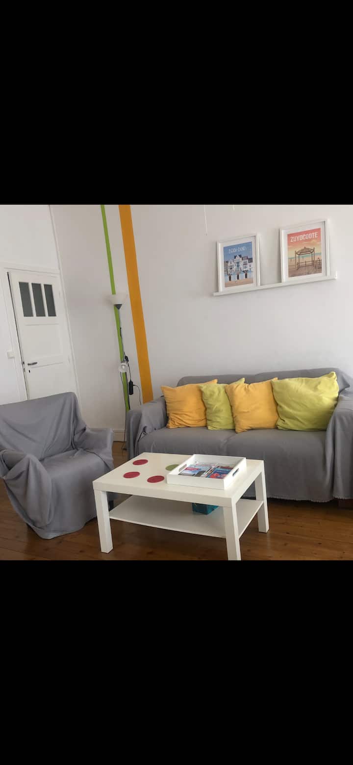 Beau Duplex 90 M2, 2 Chambres, 50 M De La Plage. - Bray-Dunes