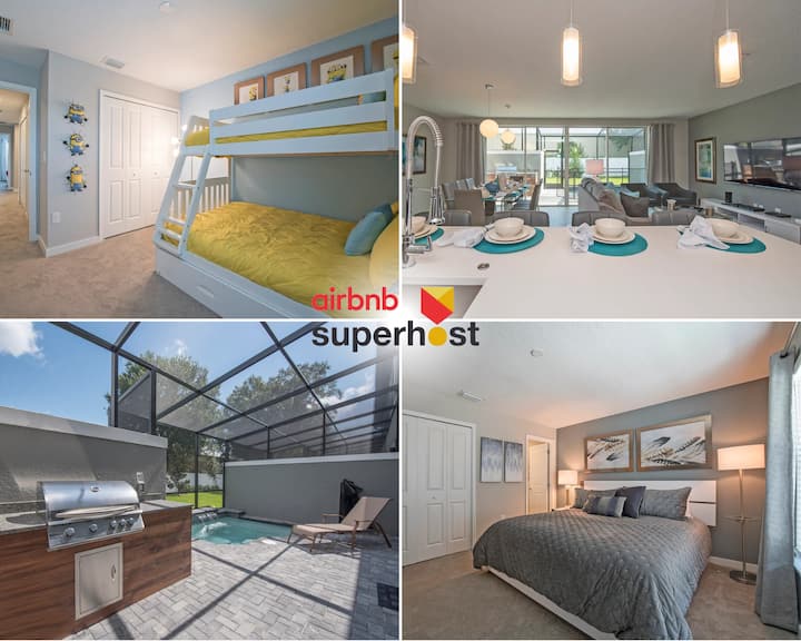 Perfect 4 Bd Home W/ Pool&bbq - Near Disney! - Kissimmee, FL