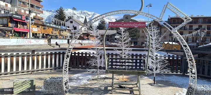 Auron Station, Charmant Studio Avec Balcon - Auron