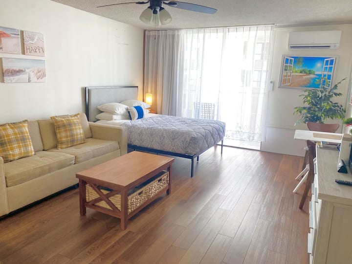 Free Parking Marine Surf Comfy Central Studio - O‘ahu, HI