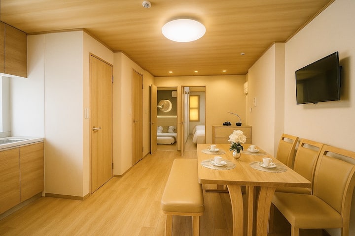 心斎橋&道頓堀まで徒歩5分!駅徒歩1分・黒門市場3分|4ldk |浴室2・トイレ2 |85㎡広々空間 - Dotonbori