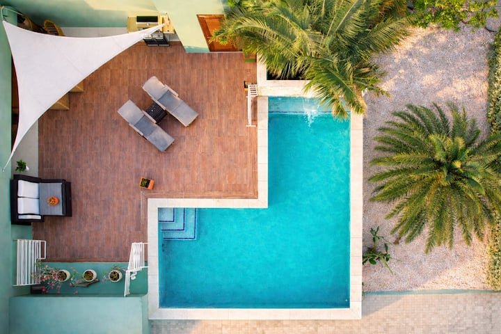 Salt Lake/ocean View Design Villa, Private Pool - Curaçao