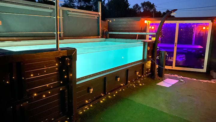 Villa Bien-étre 3⭐️⭐️⭐️jacuzzi,piscine & Sauna - Brignoles
