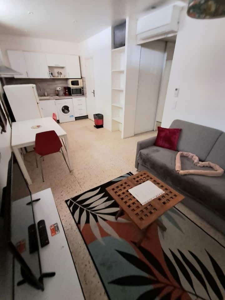 Petit Studio Nice-ville Climatisation/wifi/tv - Nice