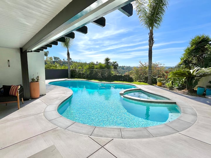 Canyon House: Sunset View Tranquil Private Pool - La Mesa, CA