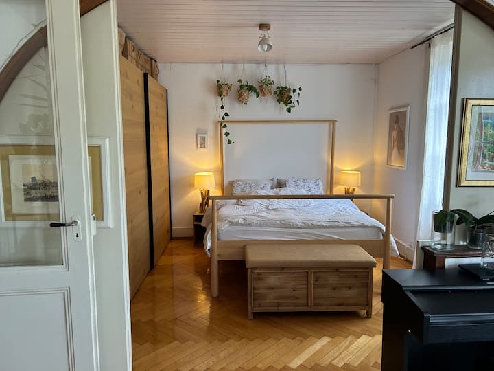 Sunny Appartment In A Private House With A Garden - Losanna