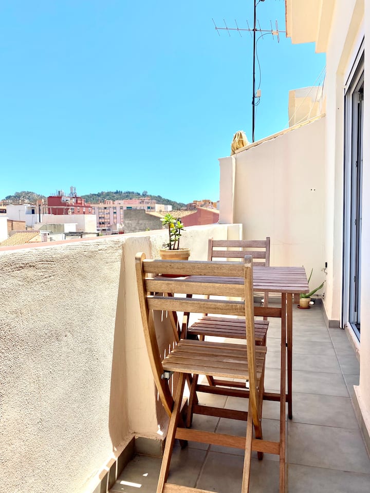 Rooftop 55 M2, 2 Bedrooms, With A Nice Terrace. - Malaga