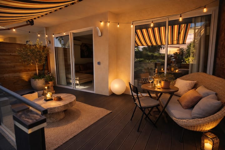 Le Bruit Des Vagues Le Soir, Jardin Privatif - Saint-Laurent-du-Var