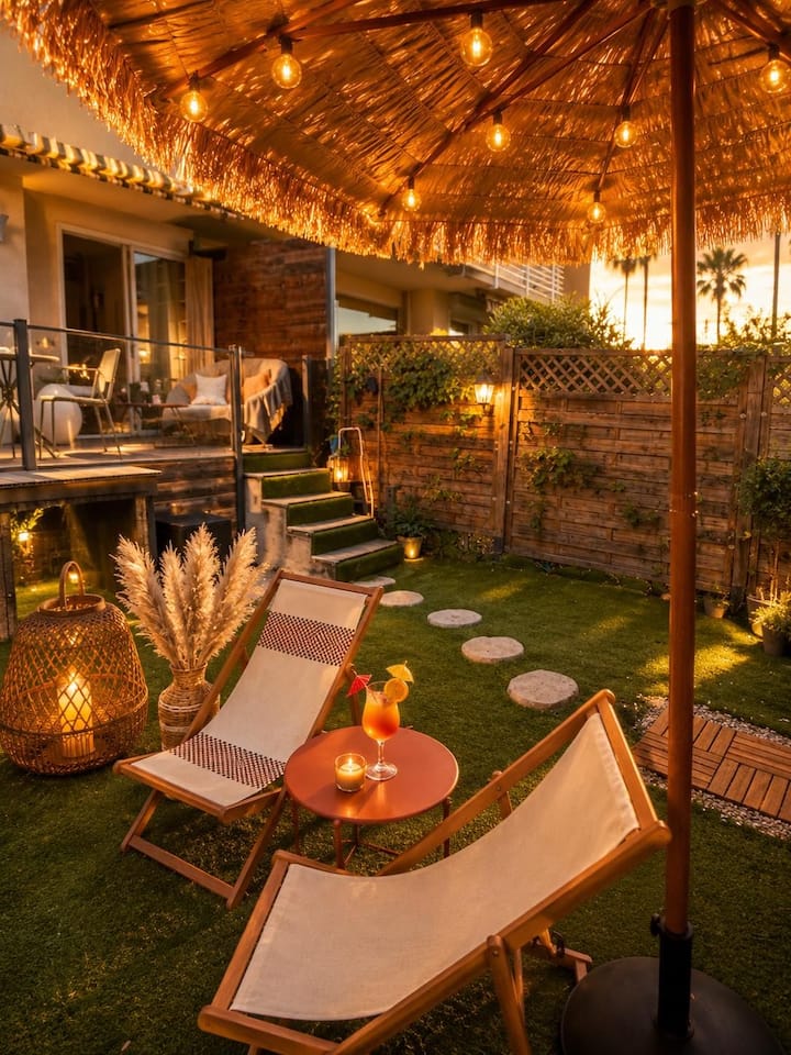 Terrasse - Jardin Privé •150m De La Mer & Cap3000 - Saint-Laurent-du-Var