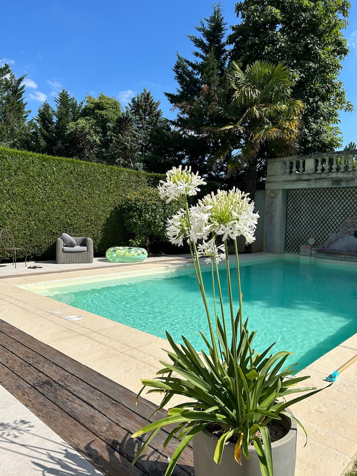 Studio 50m2 Charme Piscine Parking 7' Versailles - Poissy