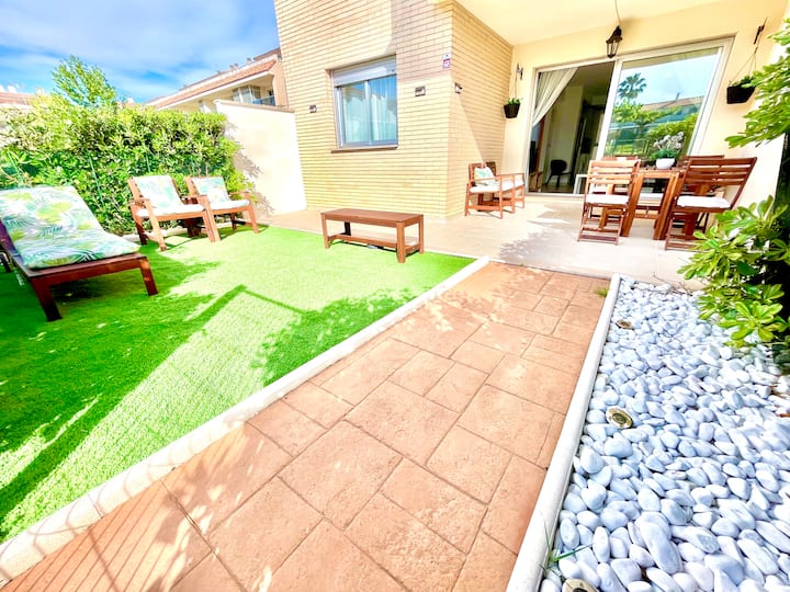 Fantástico Bajo Con Jardín, Piscina, Jacuzzi Y Más - Vinaròs