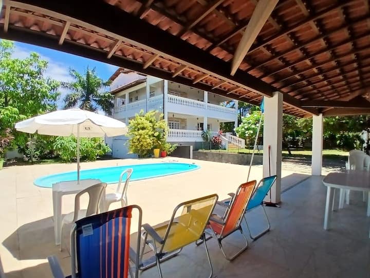 7/4 Seis Suítes 5 C/ Ar Jardim Piscina E Churrasco - Lauro de Freitas