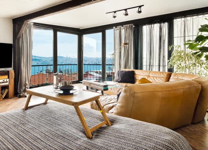 Sunrise! Panoramic Loft 🖤 Terrace Bbq - Turkey