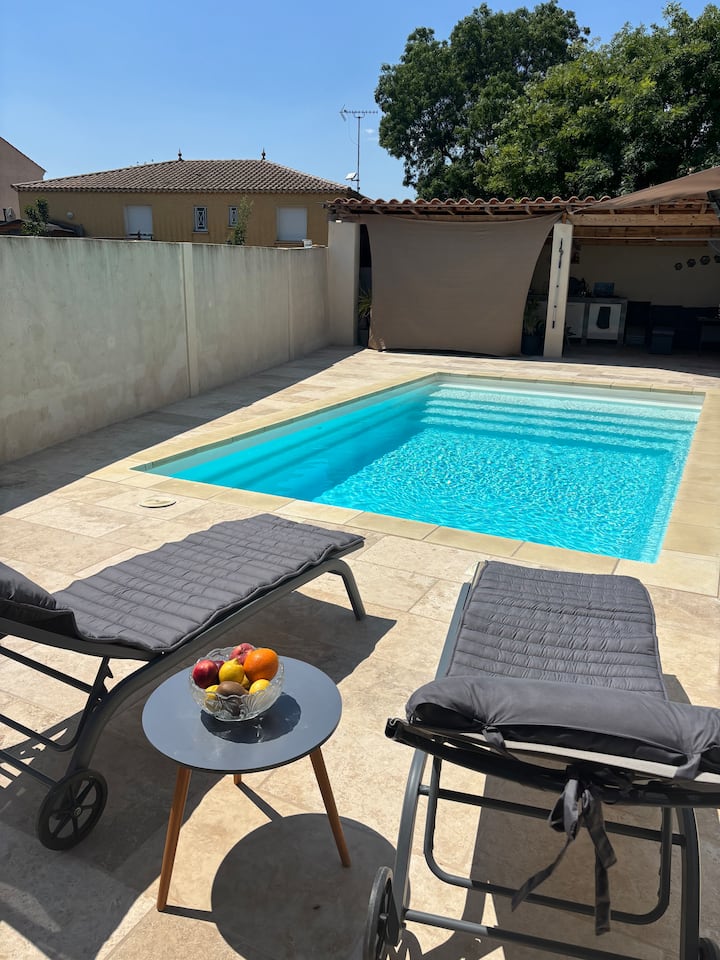 Détente Et Piscine Sous Le Soleil Du Sud - Sérignan