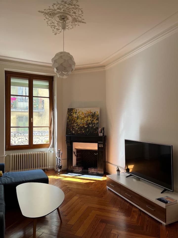 Bright Studio 3 Min From Lake - Geneva