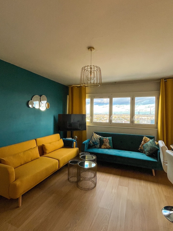 Vue Panoramique Sur Paris: Sublime Appartement - ibis Paris la Défense Esplanade