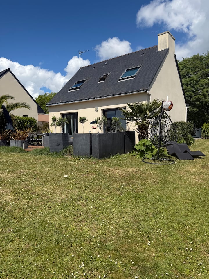 Maison Récente Au Calme Vue Mer 750m De La Plage - Clohars-Carnoët
