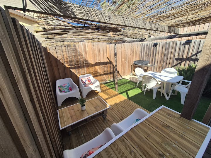 Maison Mitoyenne Avec Plancha à 200m De La Plage - Hourtin
