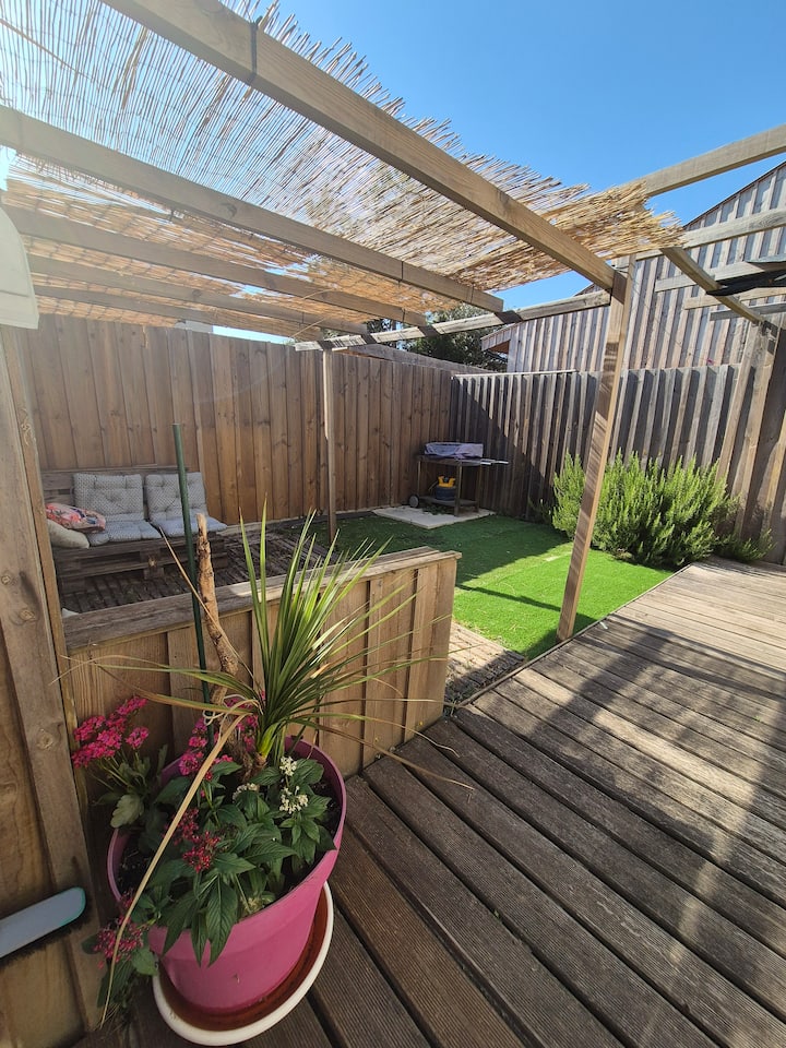 Maison Mitoyenne Avec Plancha à  200m De La Plage - Hourtin