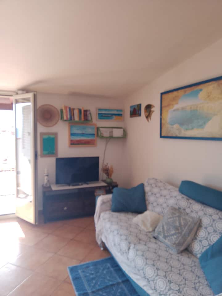 Mansarda Vista Mare, 40 Metri Dalla Spiaggia.
Wifi - Cerdeña