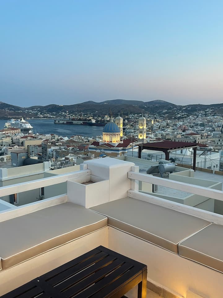 Vaporia Terrace Seaview 1 - Сирос