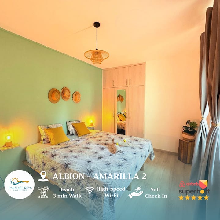 Appartement 1 Chambre -3 Min à Pied Plage - Mauritius