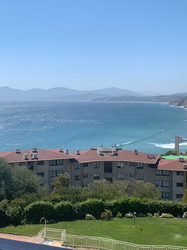 Departamento En Costa Quilen Vista Al Mar - Quintero