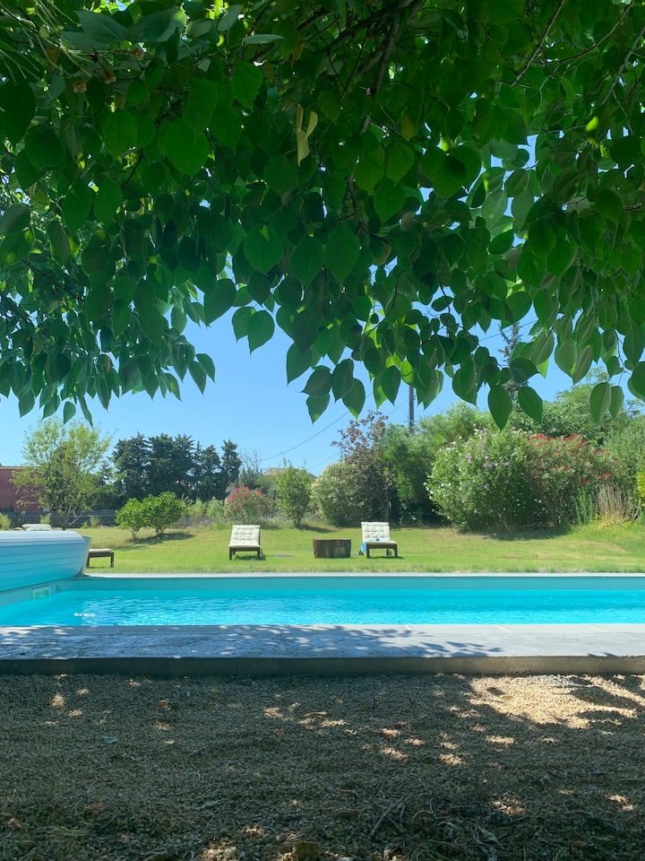 Studio Cosy Avec Piscine Dans Mas Provençal - Pont-Saint-Esprit